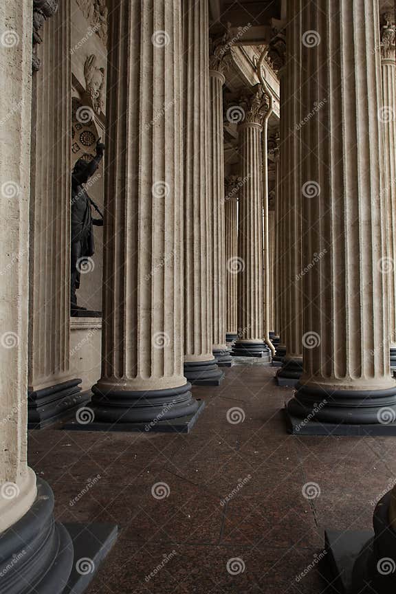 Ionic order columns stock photo. Image of cylinder, ionic - 112064258
