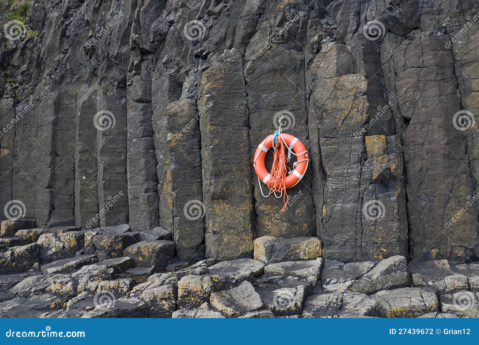 Colonne basaltiche, Staffa fotografia stock. Immagine di pietra - 27439672