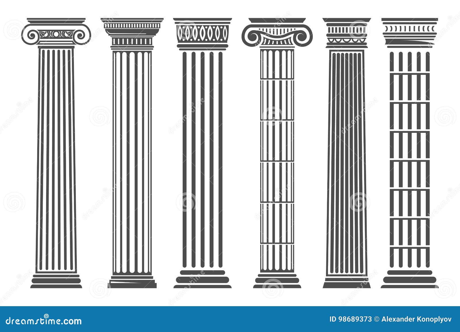 Colonne Greche Illustrazioni, Vettoriali E Clipart Stock – (103 ...
