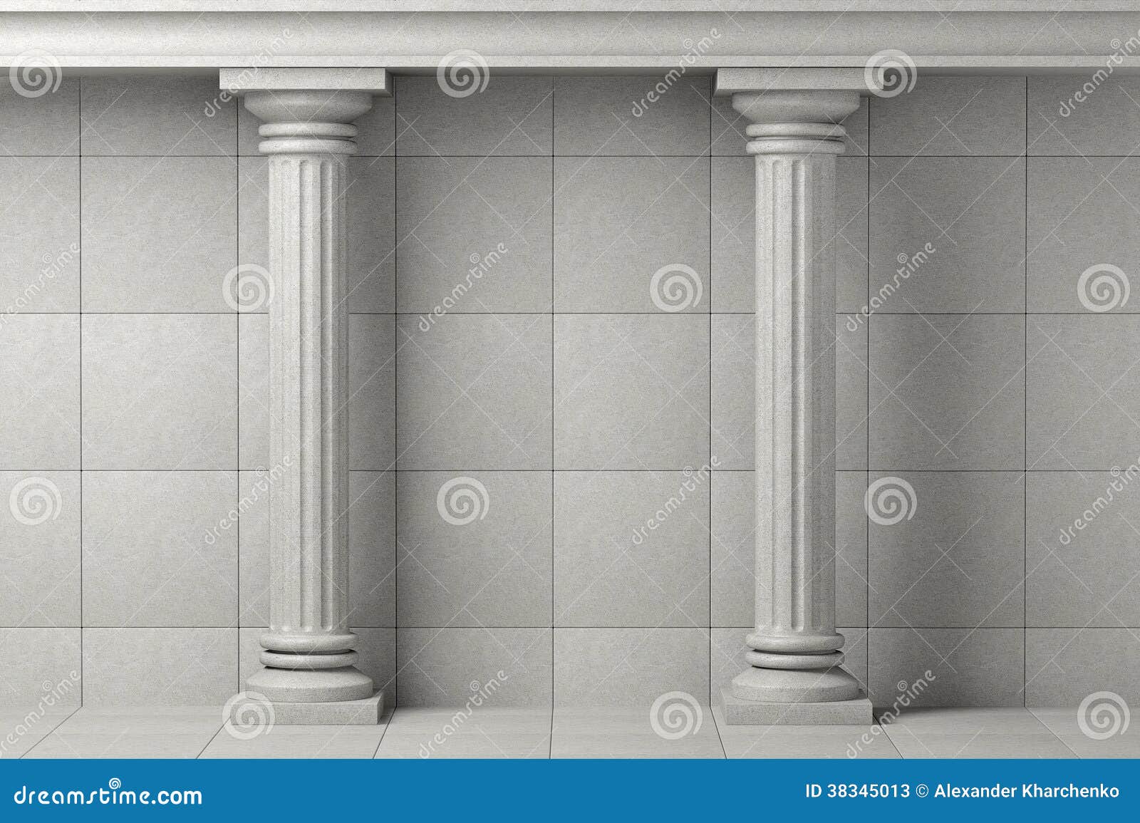 Colonnes Antiques Classiques Illustration Stock - Illustration du grèce ...