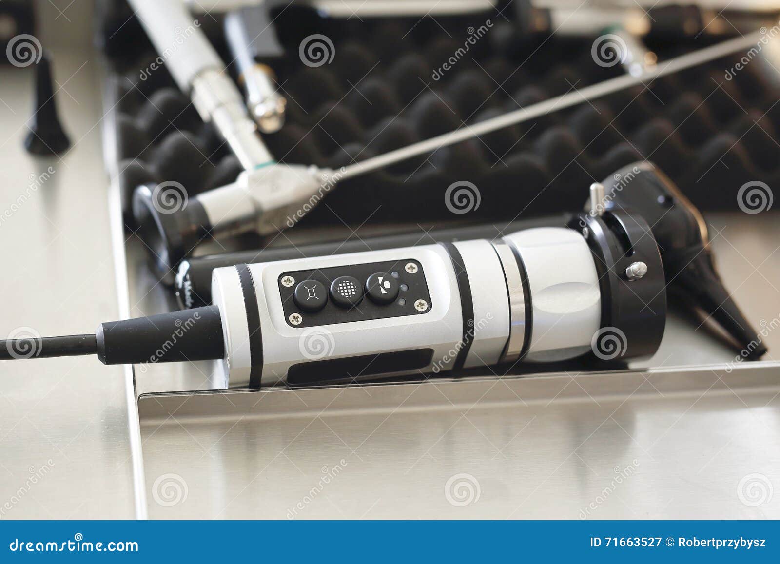 Colonoscope, gastroscope. stock image. Image of colon - 71663527