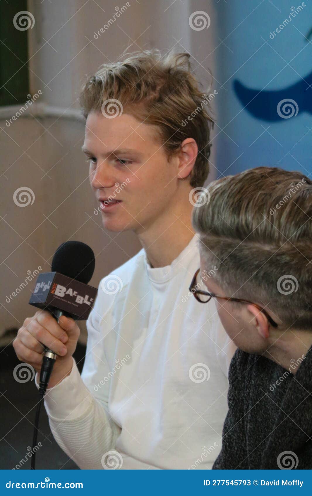 Colony House Filming an Interview in Brooklyn Editorial Stock Photo ...