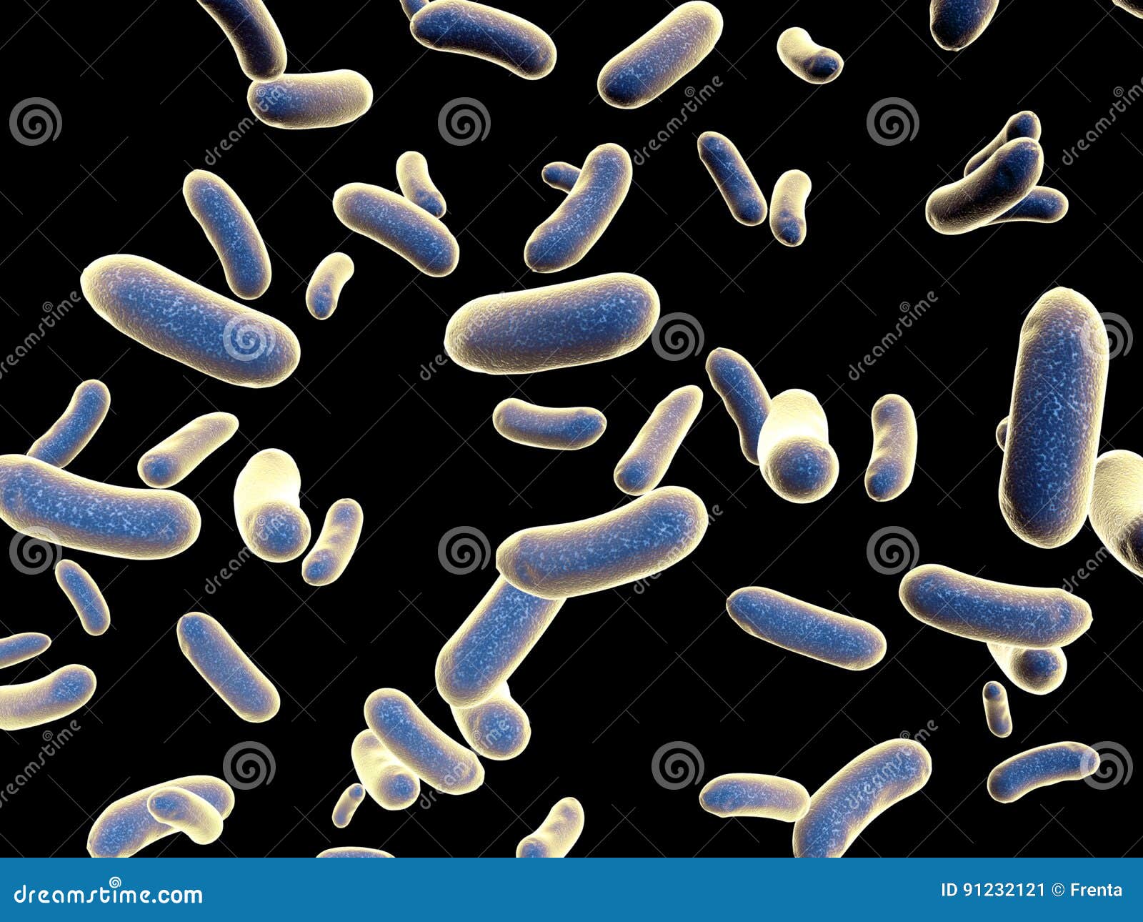 Colony of viruses stock illustration. Illustration of illness - 91232121