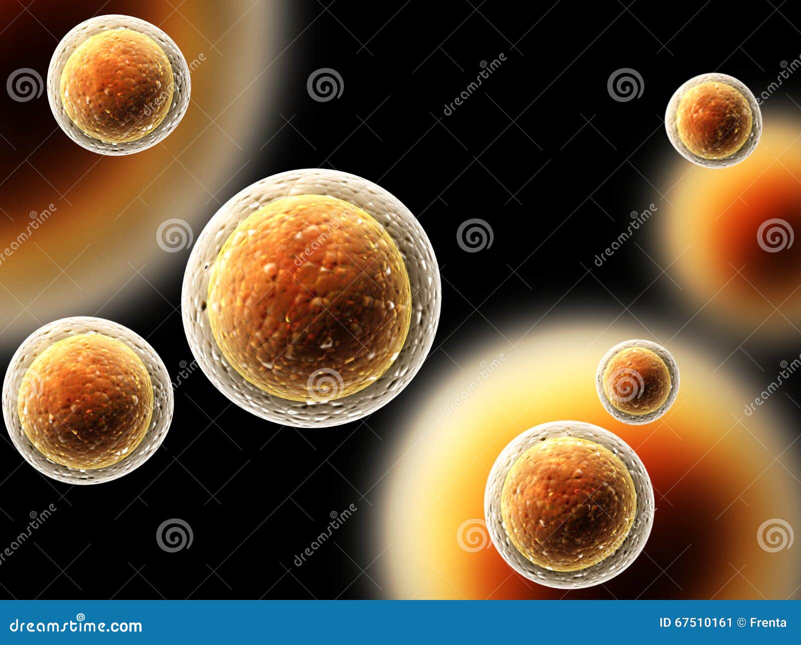 Colony of viruses stock illustration. Illustration of danger - 67510161