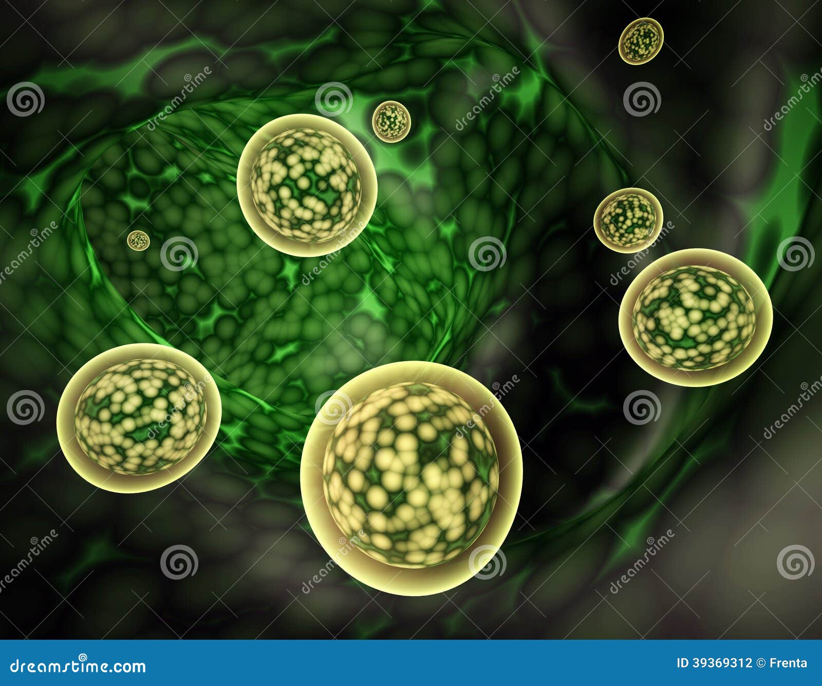 Colony of viruses stock illustration. Illustration of microbiology ...