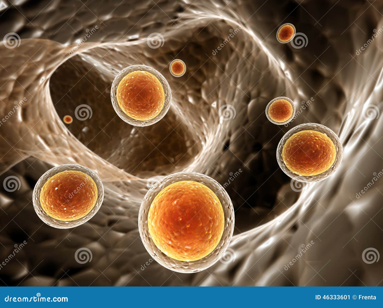 Colony of viruses stock illustration. Illustration of microbiology ...