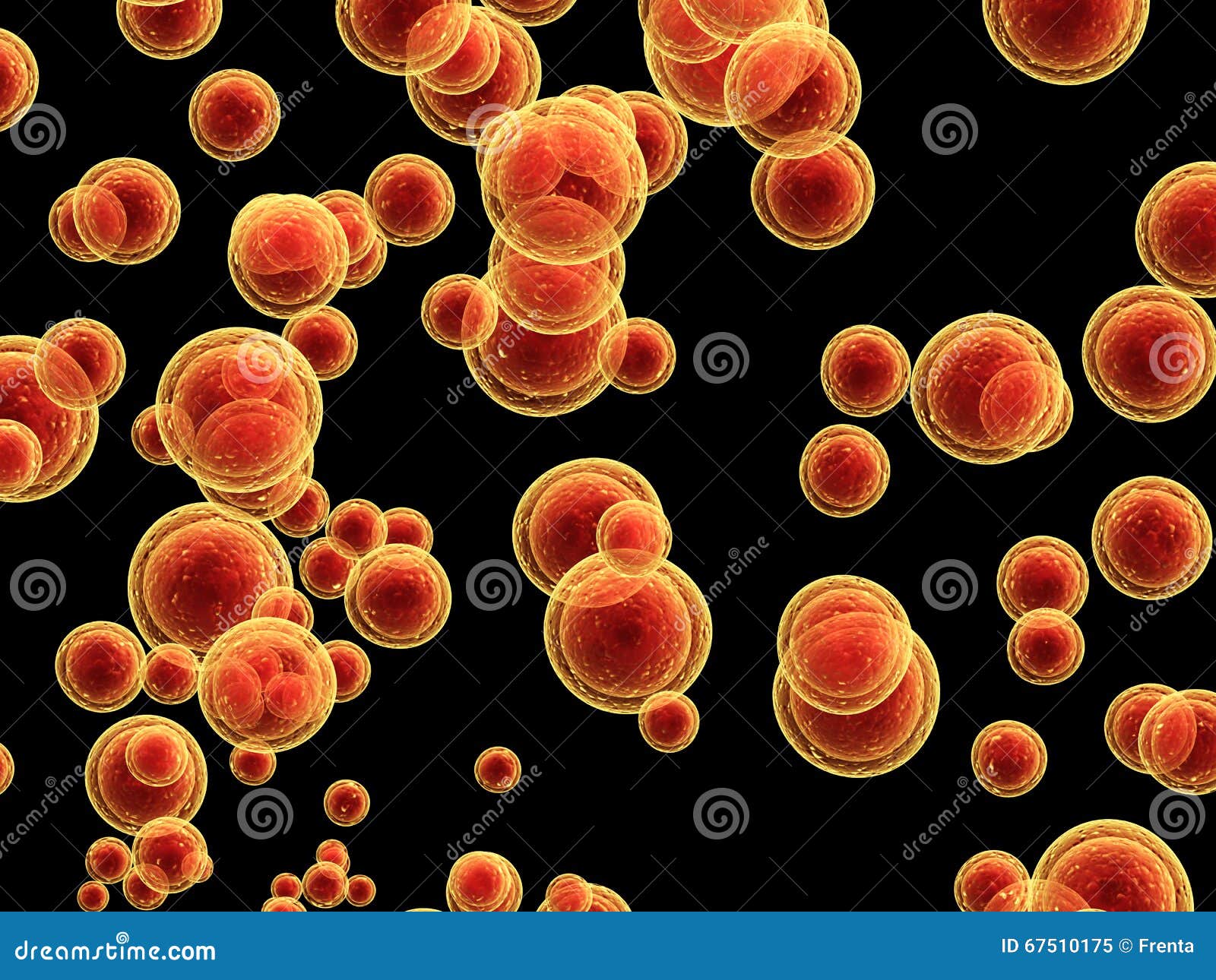 Colony of viruses stock illustration. Illustration of black - 67510175