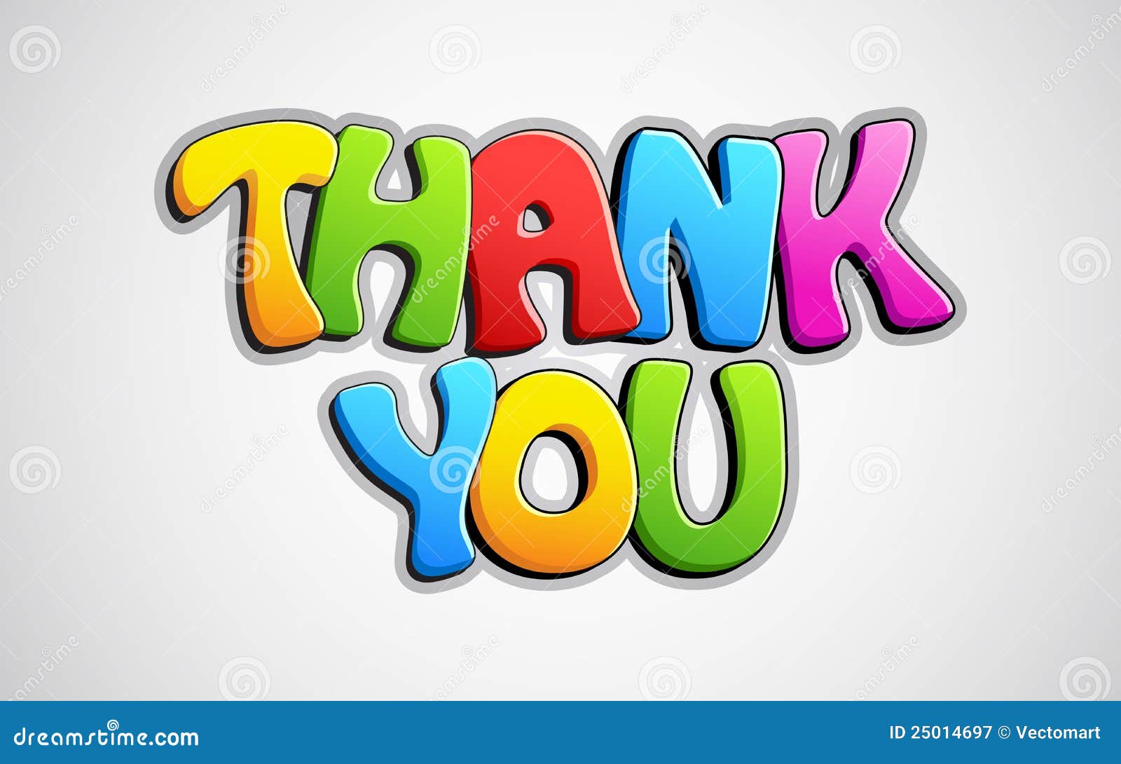 Coloré merci illustration de vecteur. Illustration du reconnaissant ...