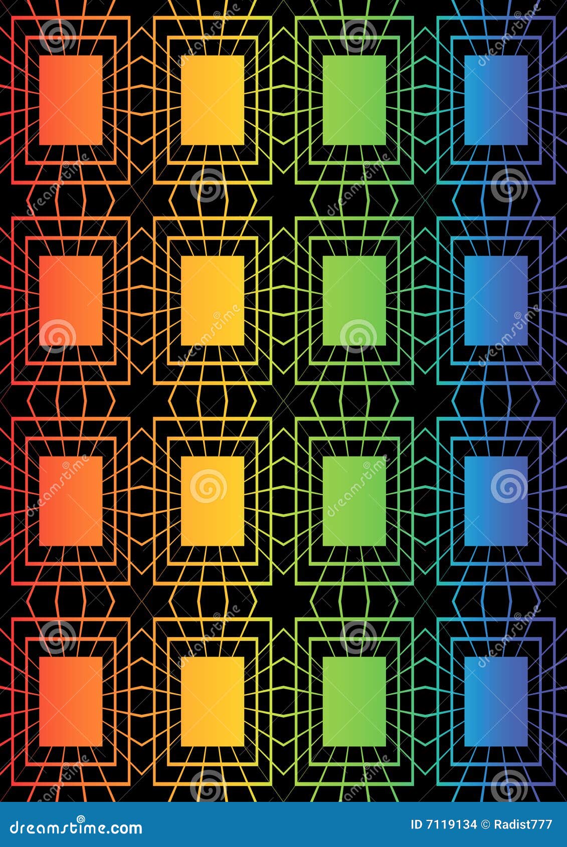 Color stock vector. Illustration of geometry, plan, vector - 7119134