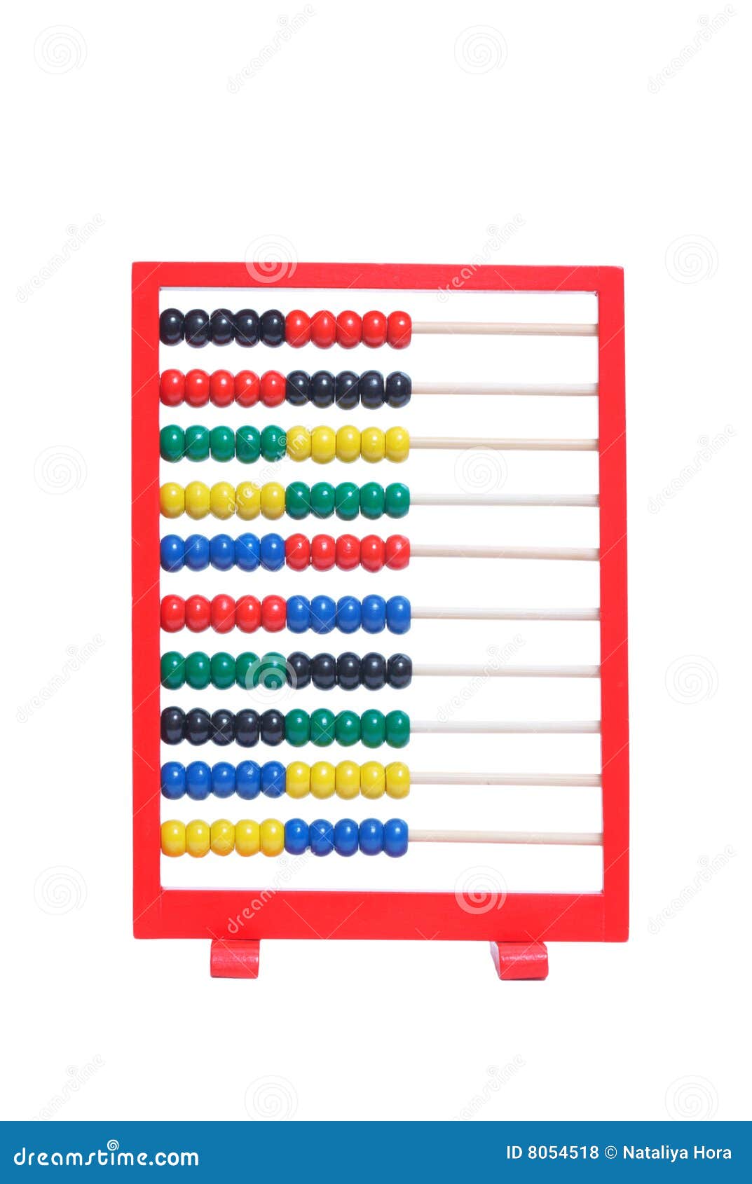 Color abacus stock photo. Image of abstract, calculating - 8054518