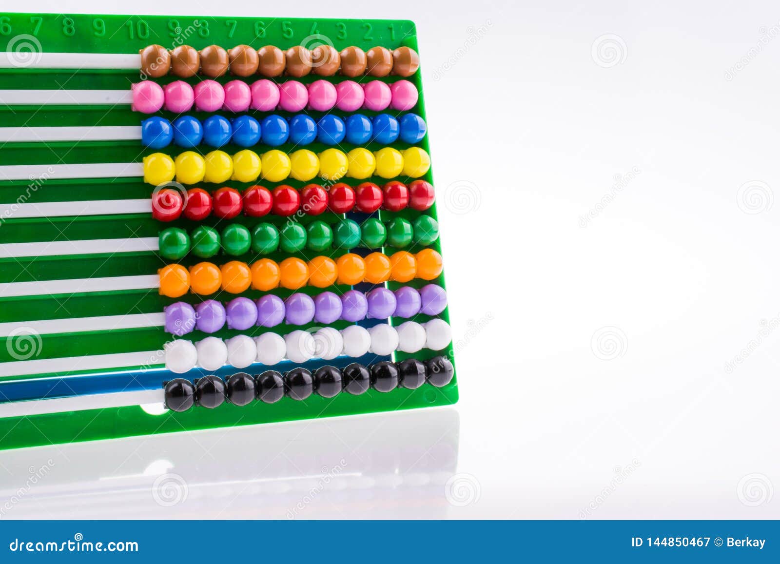 Color abacus stock image. Image of accounting, school - 144850467