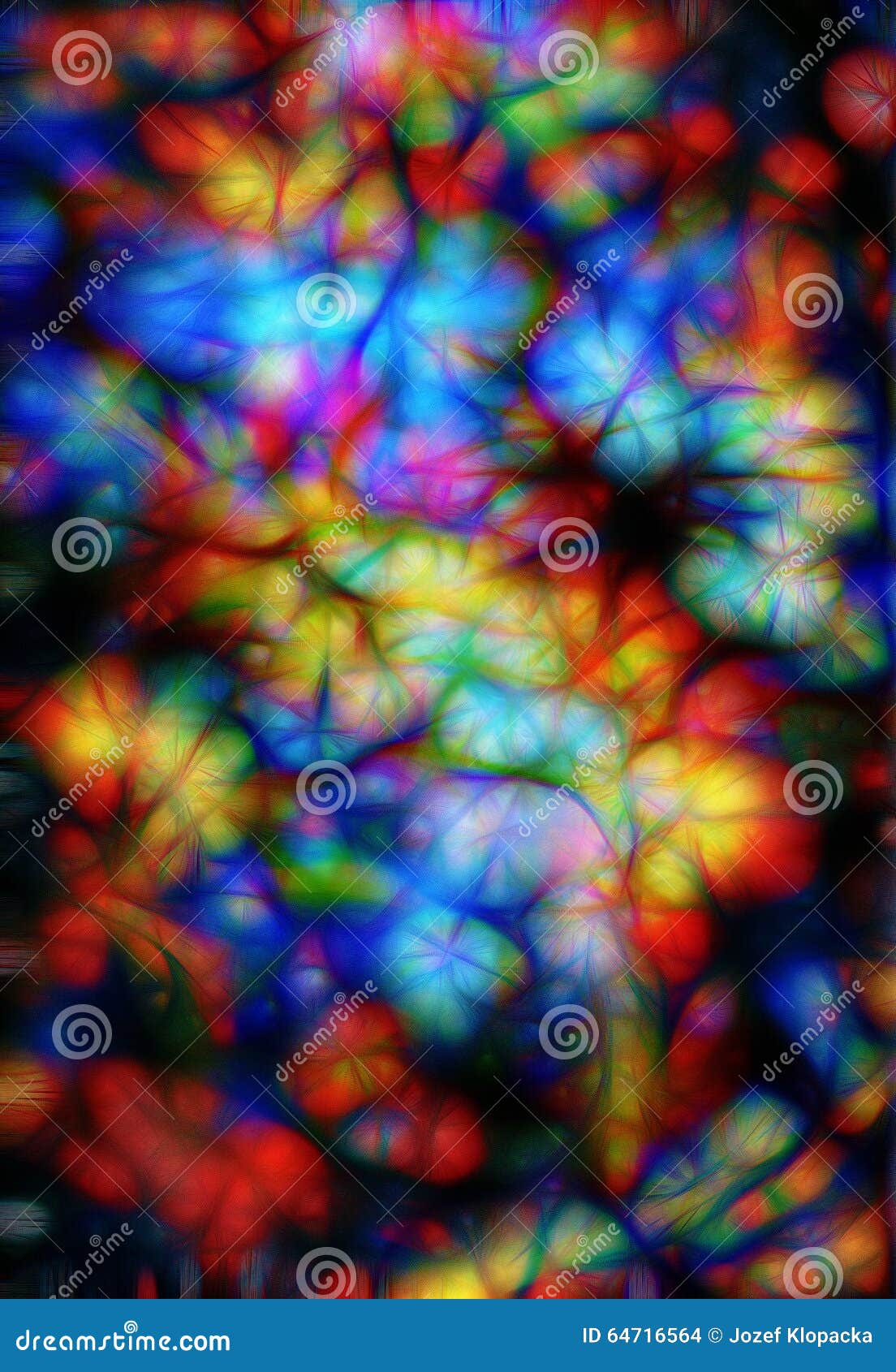 Color Abstract Background and Spots with Color Effect, Computer Stock ...