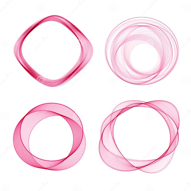 Color Abstract Circles. Loops , Logo Elements Template Stock Vector ...