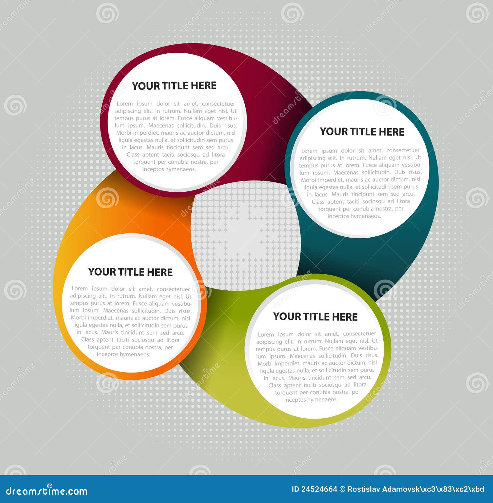 Color Abstract Fun Diagram Background Stock Vector - Illustration of ...