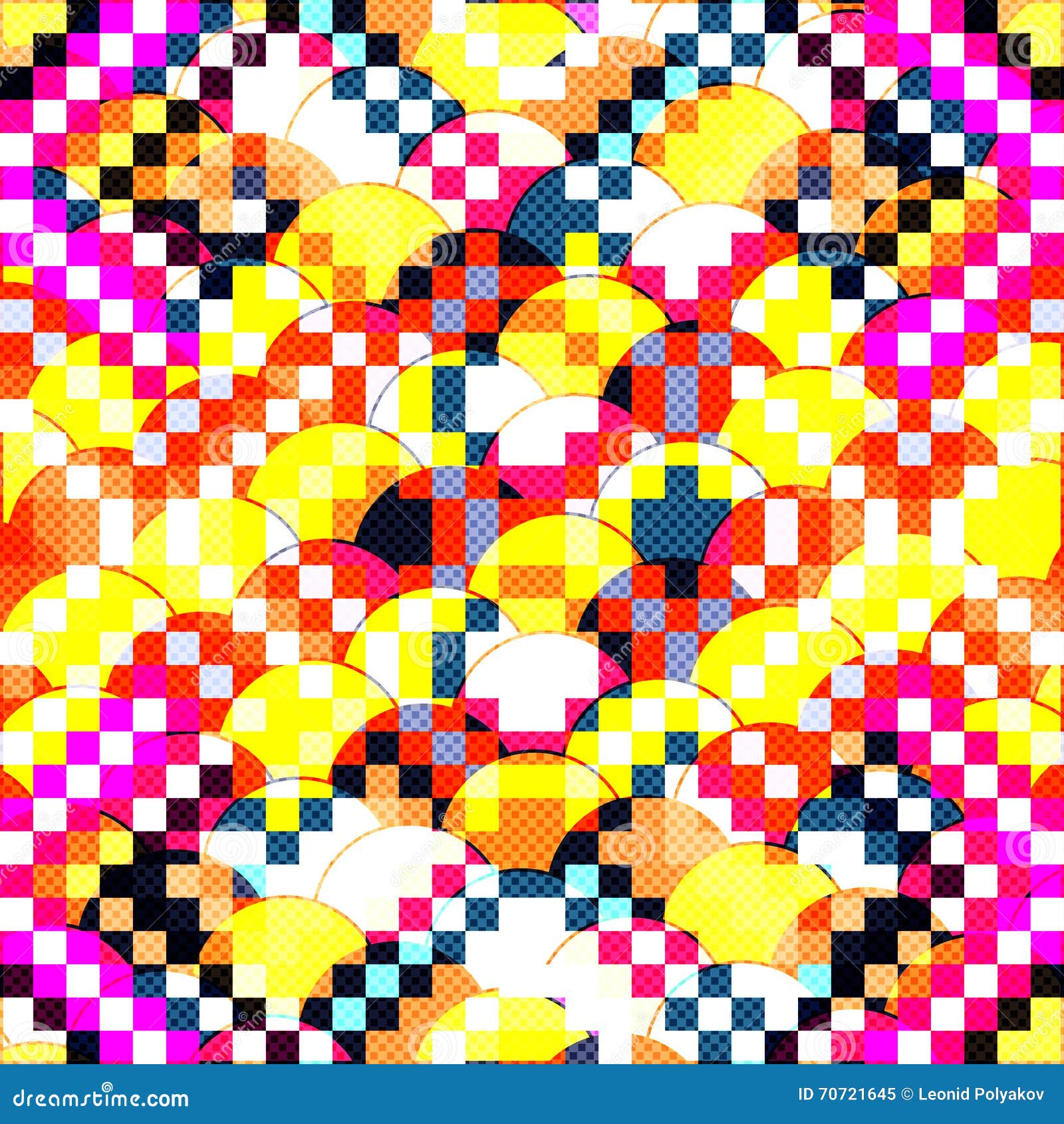 Color Abstract Geometric Pattern Stock Illustration - Illustration of ...