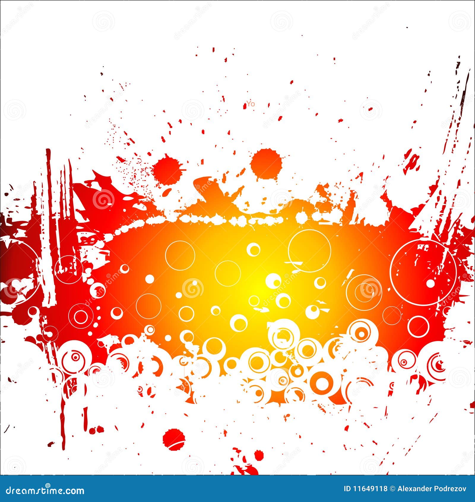 Color Abstract Grunge Illustration. Stock Vector - Illustration of ...