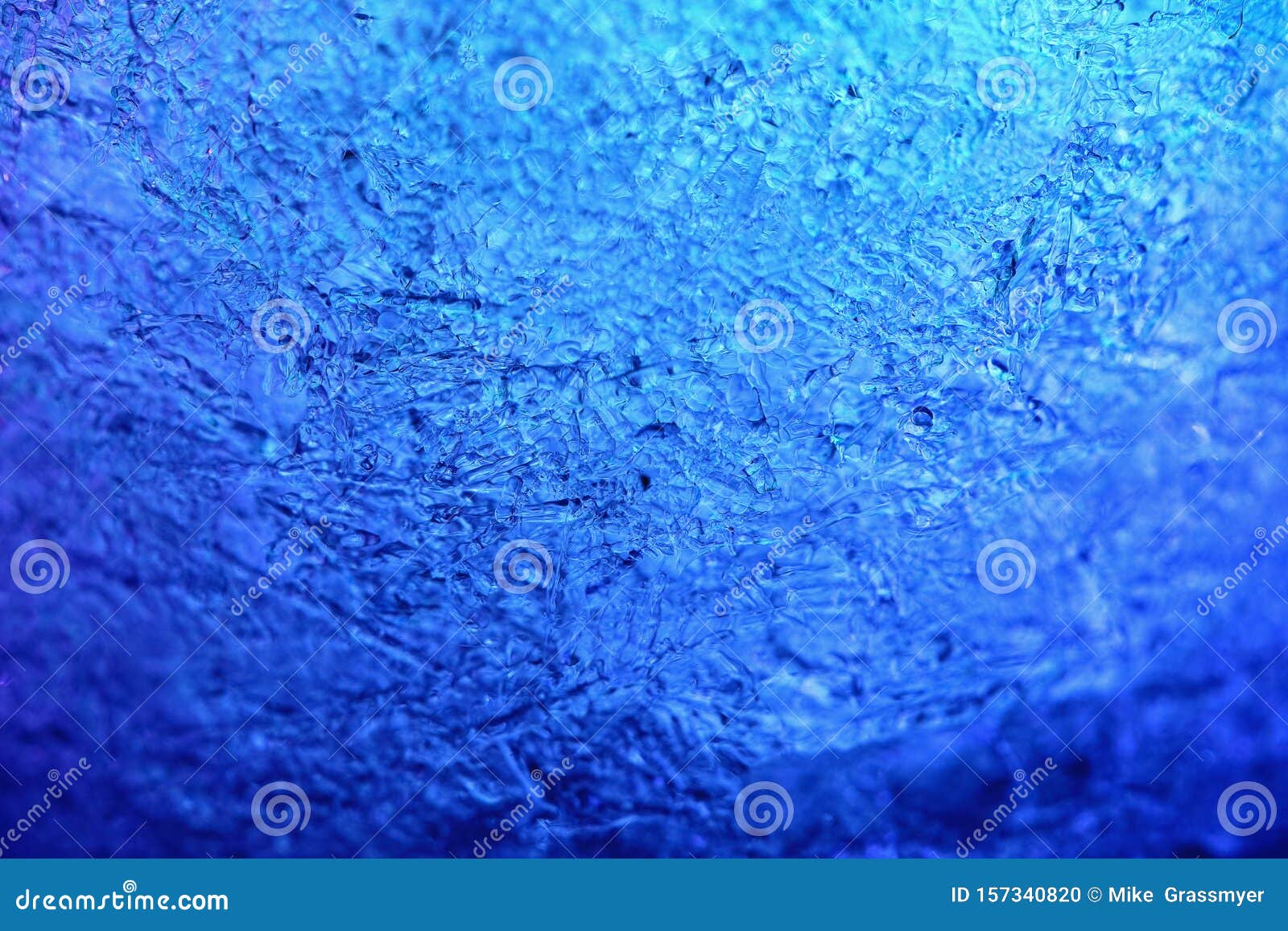 Textured Blue Ice Abstract stock photo. Image of texture - 157340820