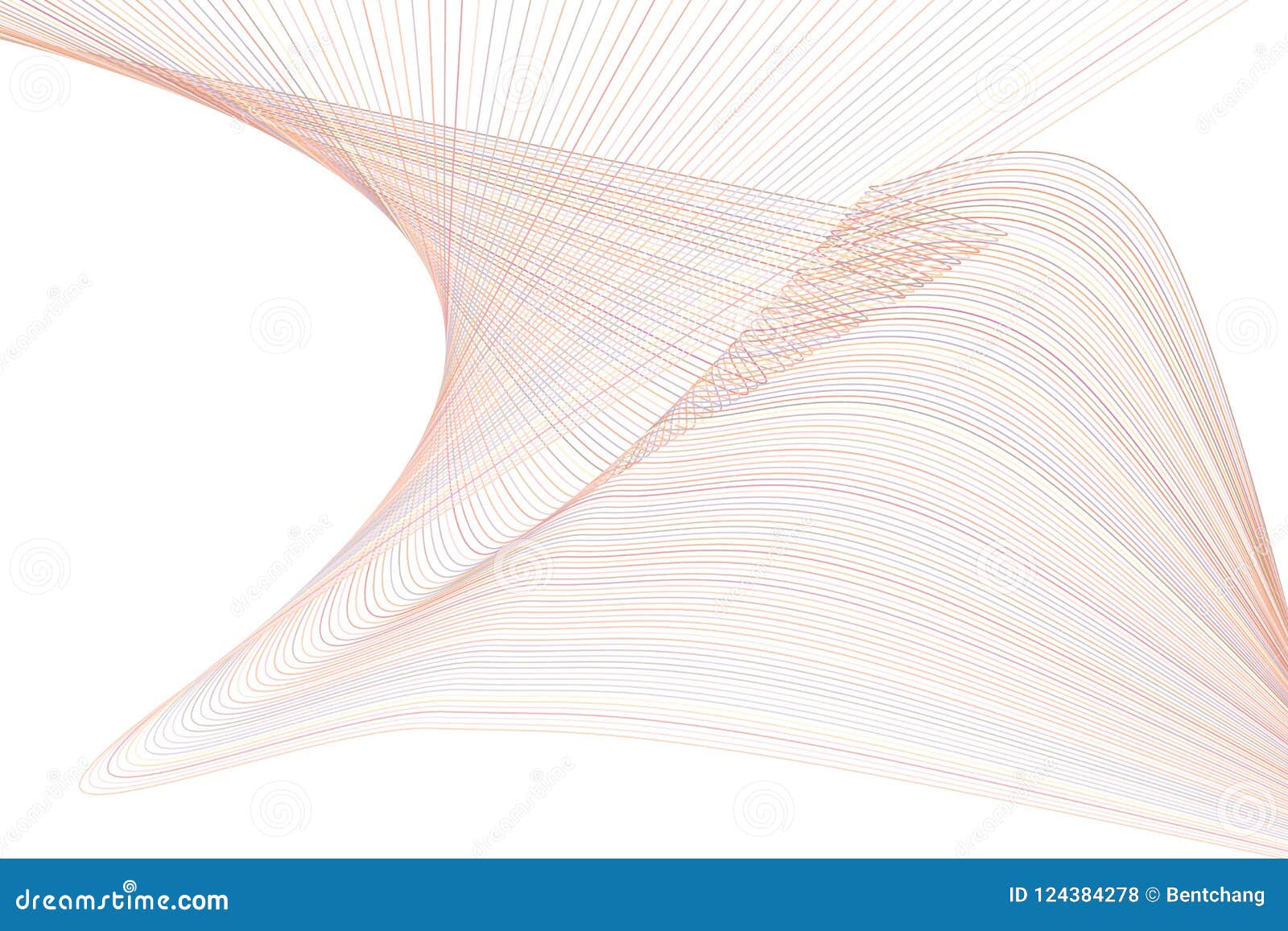 Color Abstract Line And Curve Geometric Pattern Generative Art Background