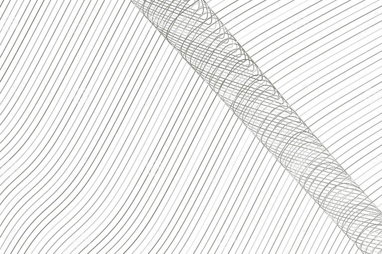 Color Abstract Line Curve And Wave Geometric Pattern Generative Art