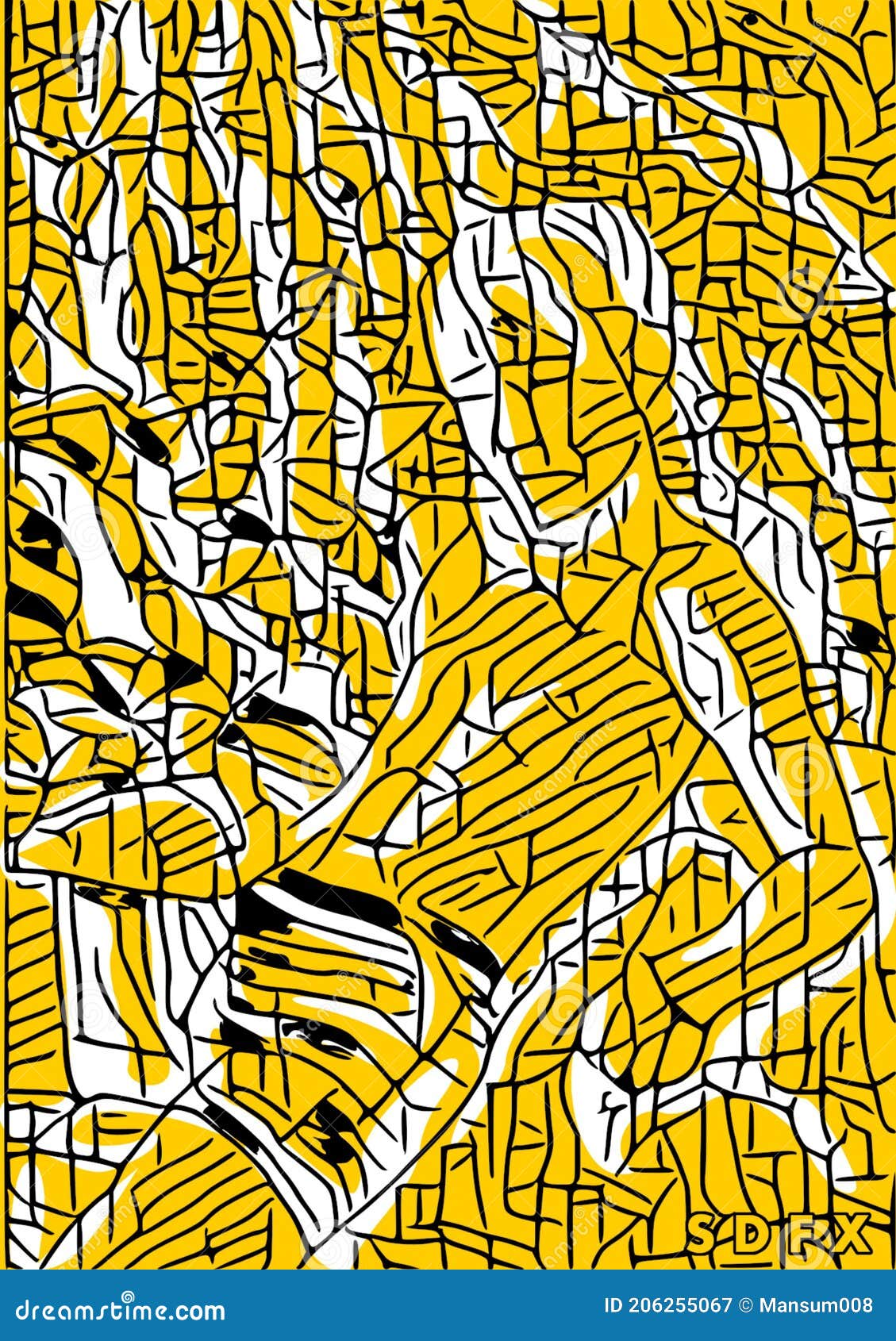 Color Abstract Pattern Background Stock Illustration - Illustration of ...