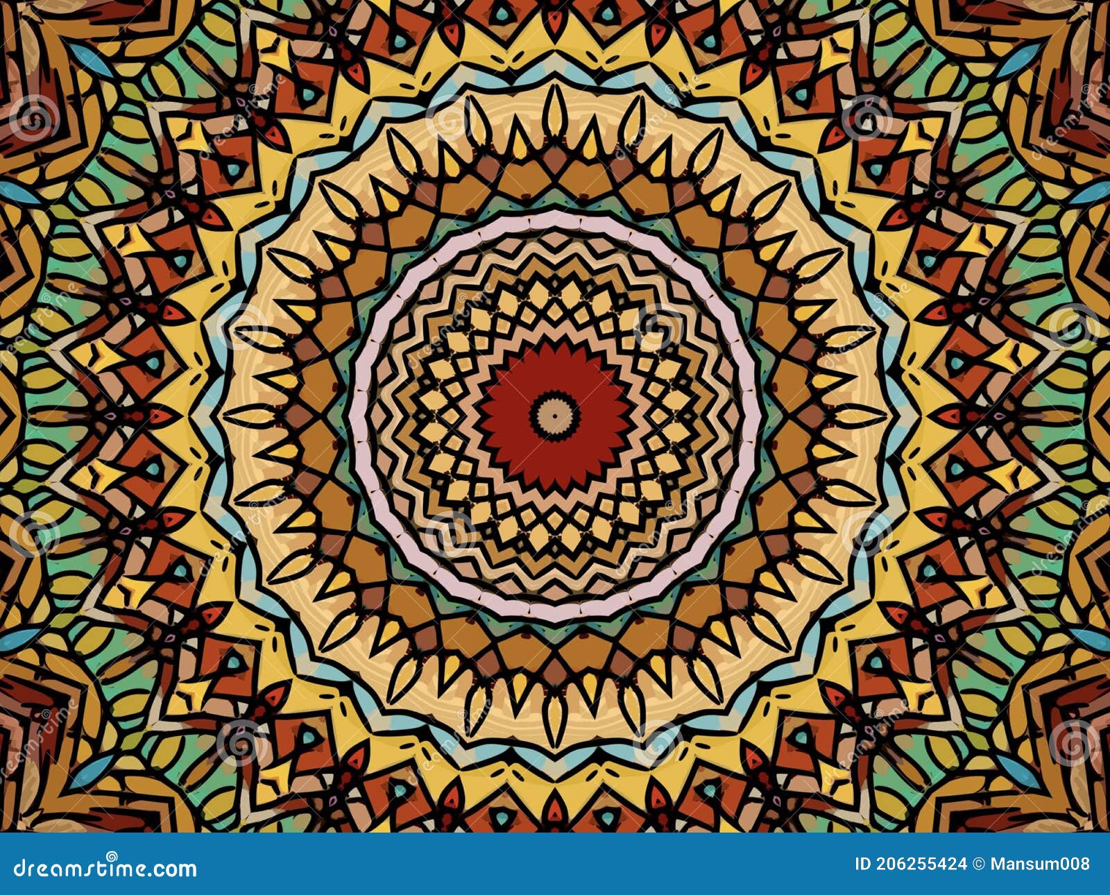 Color Abstract Pattern Background Stock Illustration - Illustration of ...