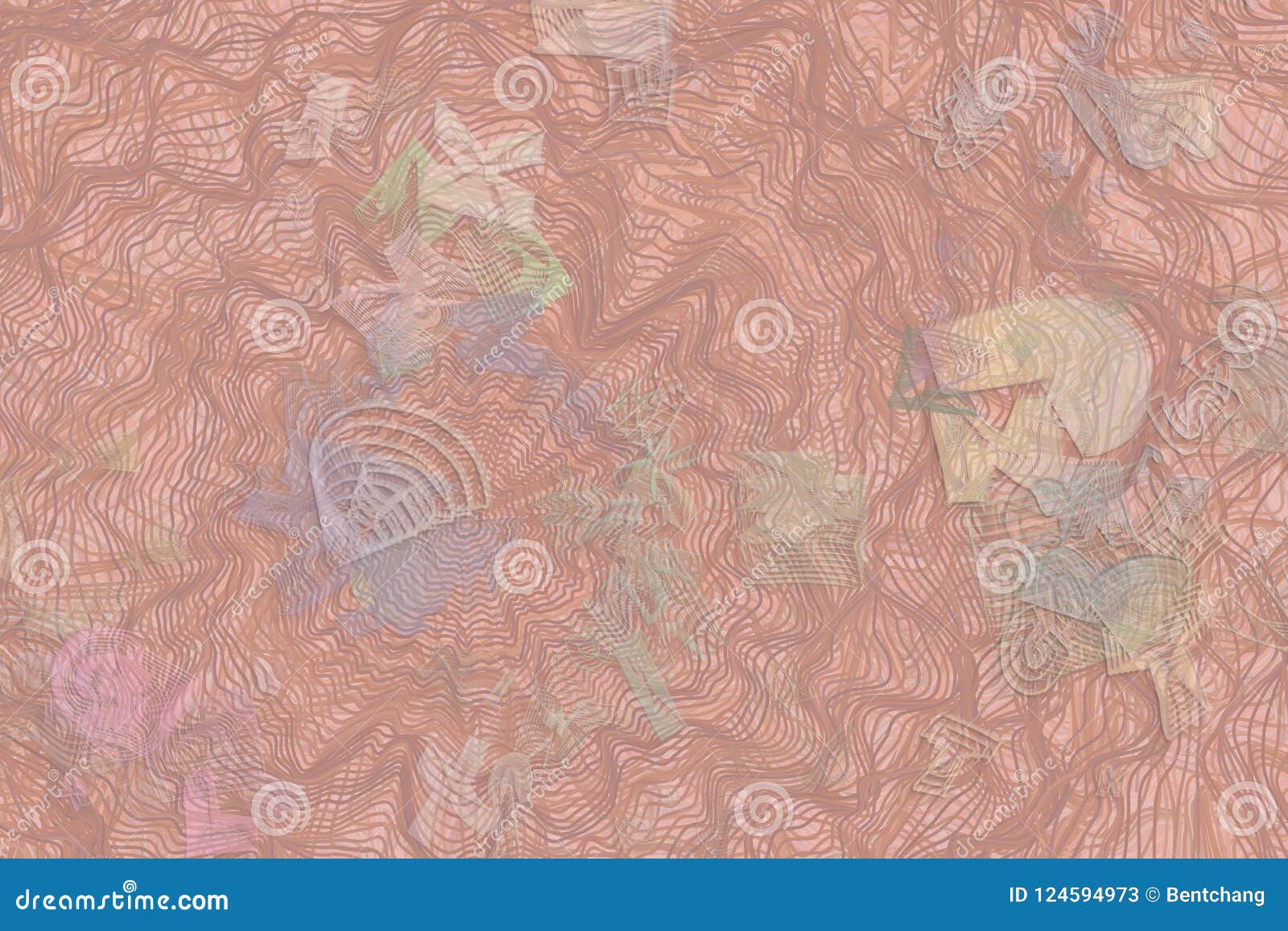 Color Abstract Pattern, Generative Blended Messy Shapes, Art Background ...