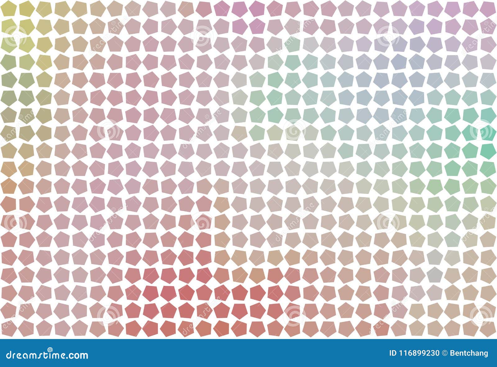 Color Abstract Pentagon Pattern Generative Art Background. Wallpaper ...