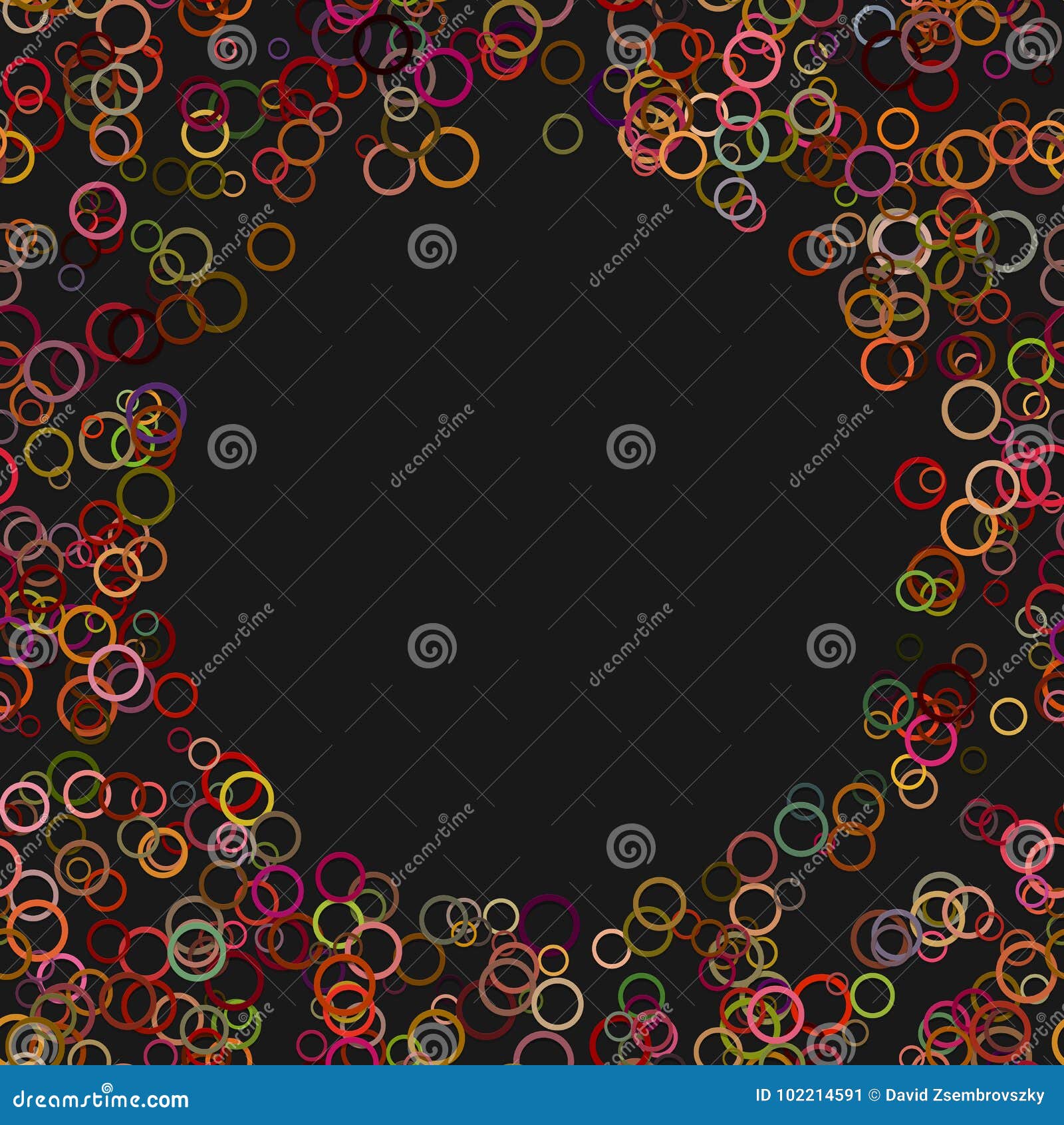 Color Abstract Random Circle Background - Trendy Graphic Design from ...