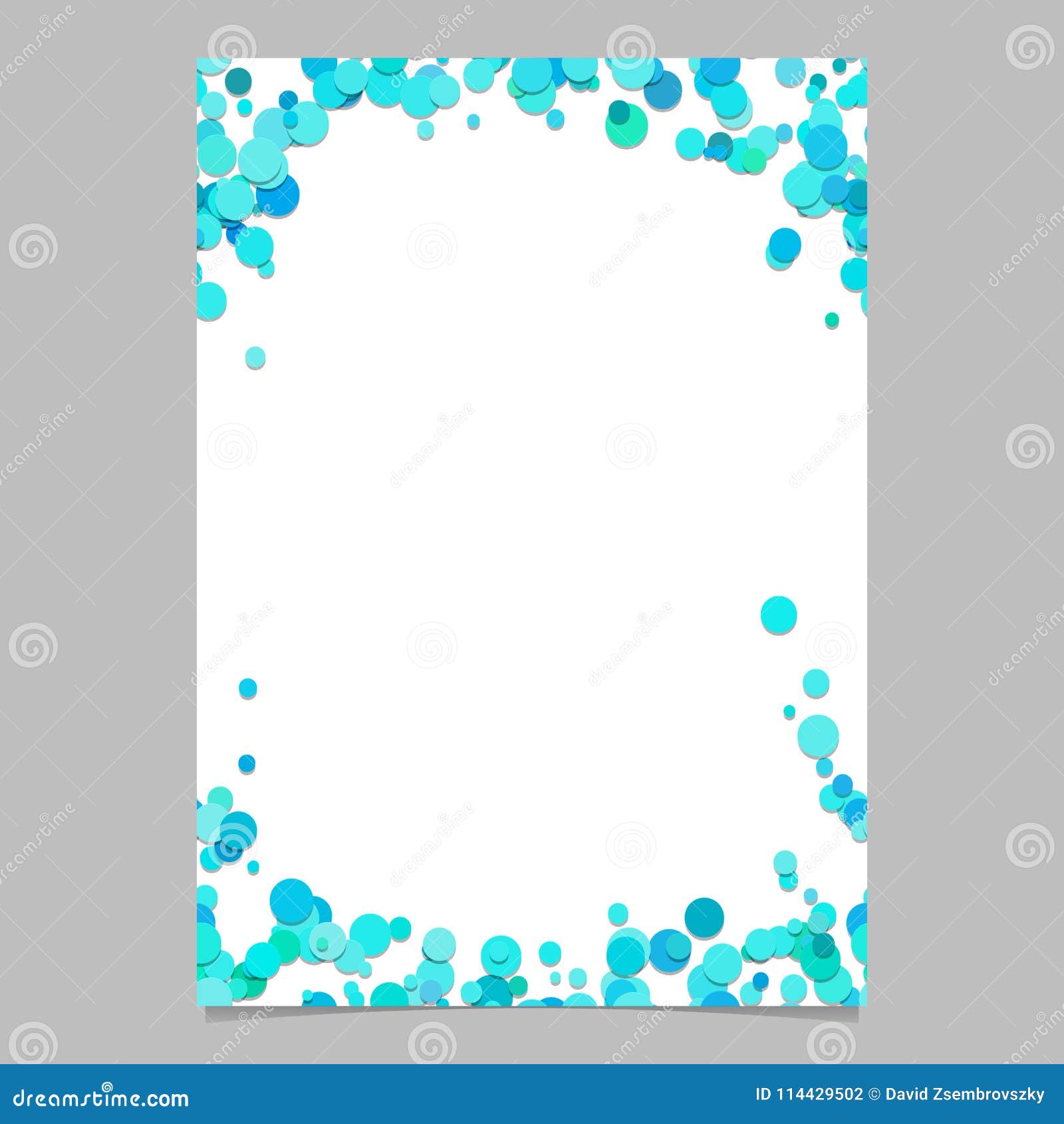 Color Abstract Random Dot Pattern Card Background Template - Vector ...