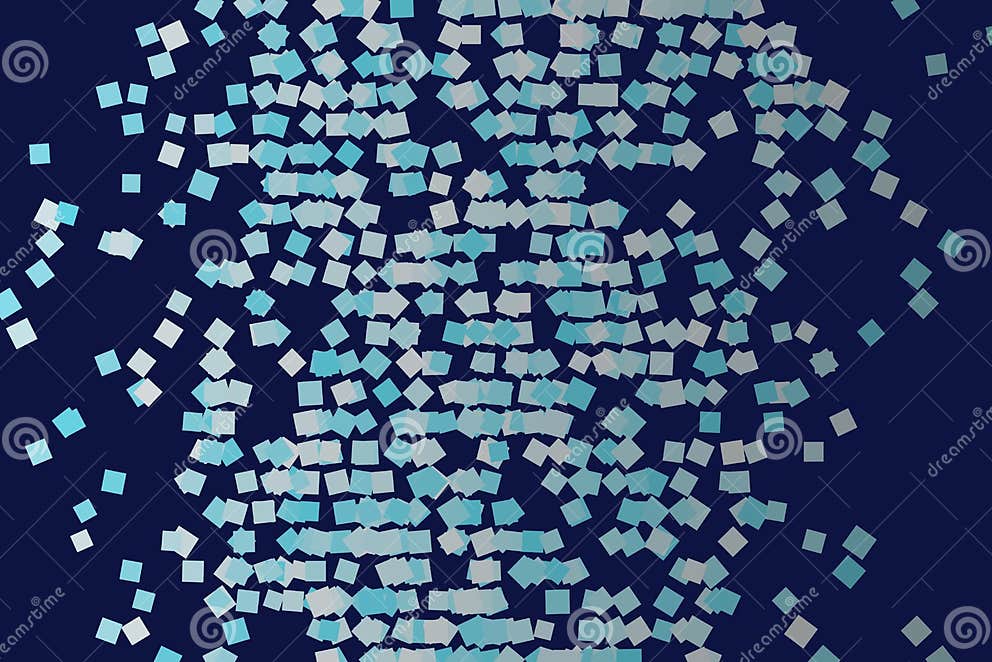 Color Abstract Square, Rectangle Pattern Generative Art Background. Repeat, Cover, Template ...