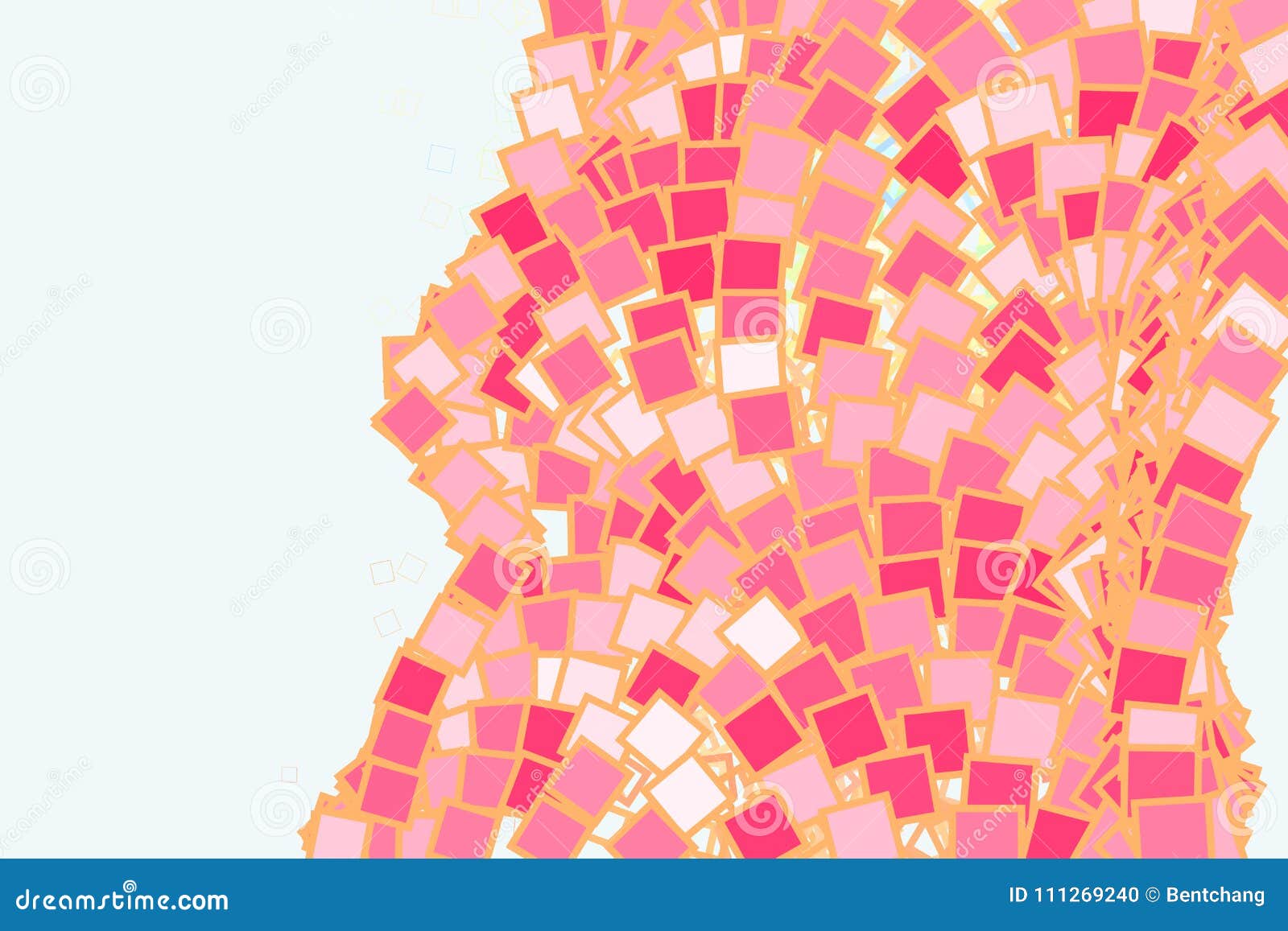 Color Abstract Square, Rectangle Pattern Generative Art Background. Shape, Color, Details, Web ...