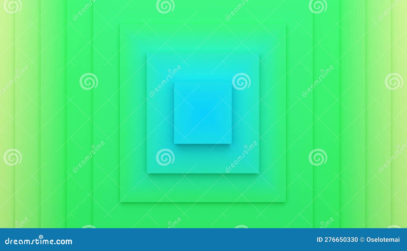 Color Abstract Square Shape,3d Rendering Stock Illustration ...