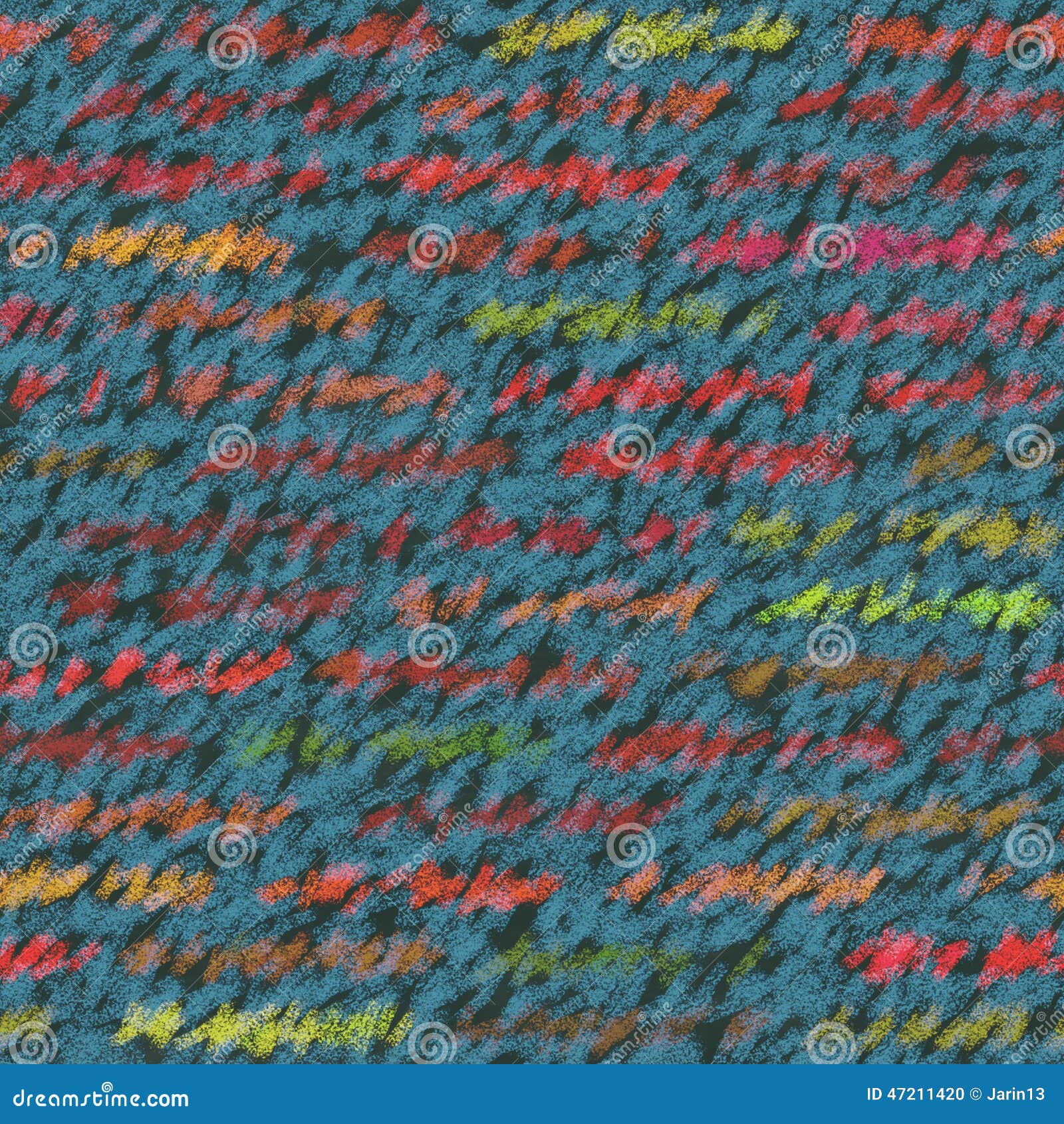 Color Abstract Texture of Drawing with Chalk Stock Illustration ...