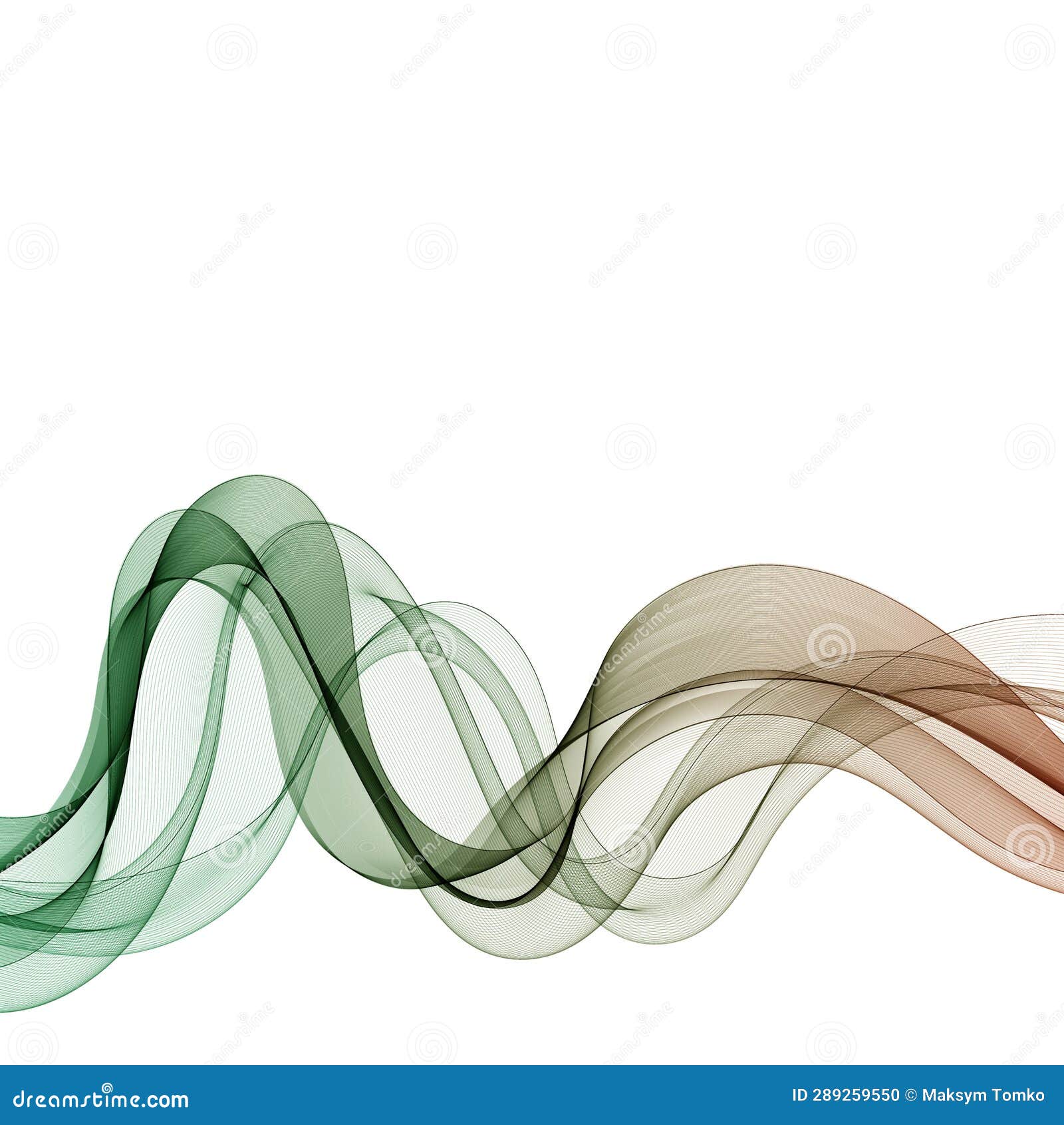 Color Abstract Wave. Sample. Layout. Decor Element. Eps 10 Stock Photo ...