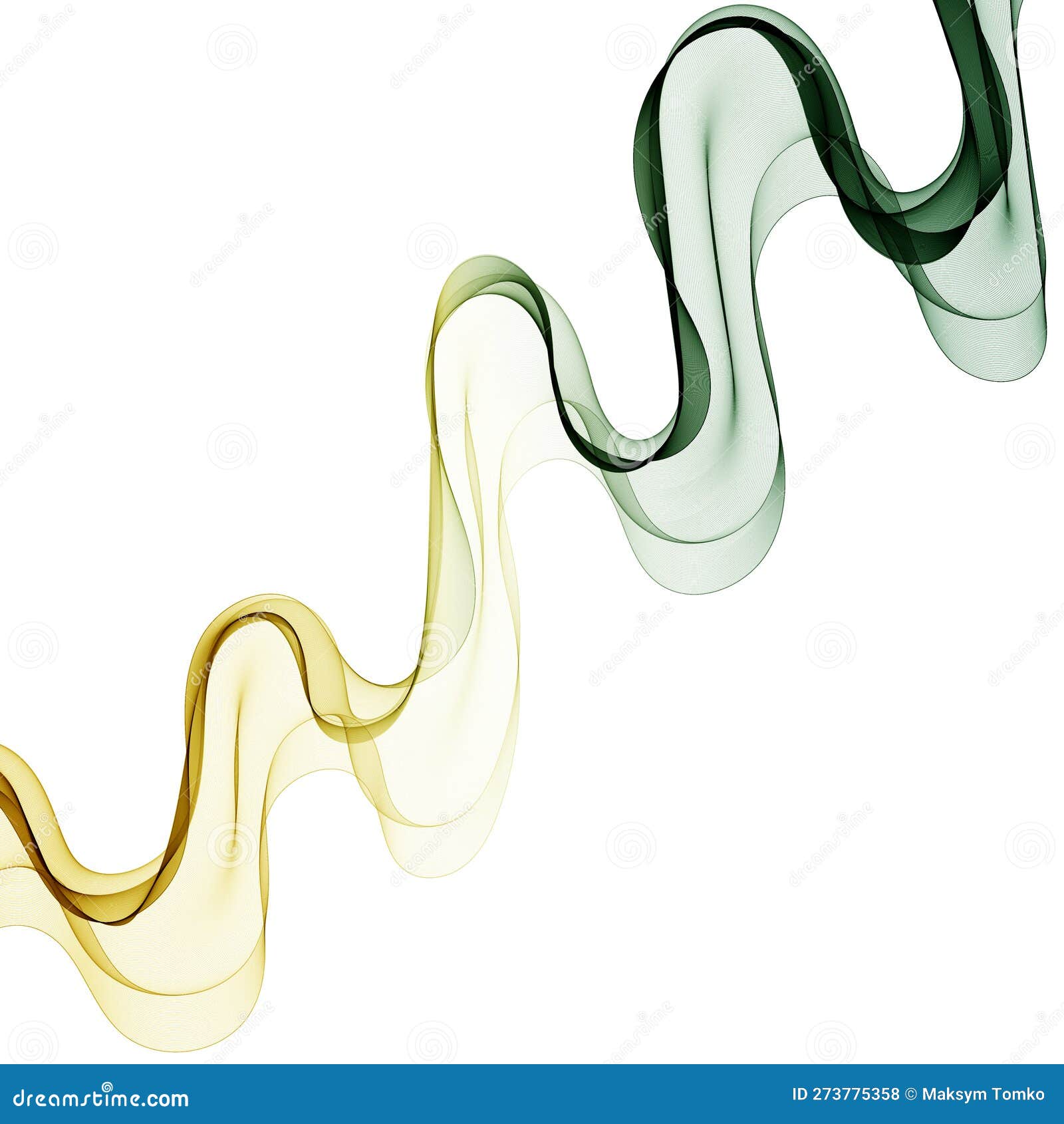 Color Abstract Wave. Vector Template for a Presentation. Decor Element ...
