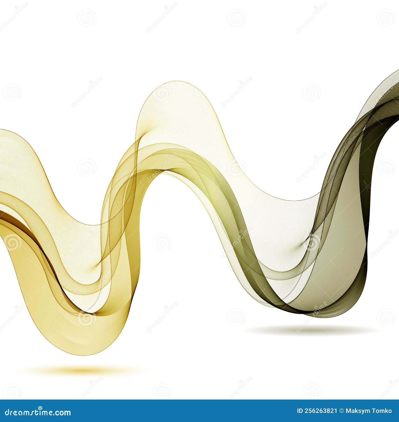 Color Abstract Wave. Vector Template for a Presentation. Eps 10 Stock ...