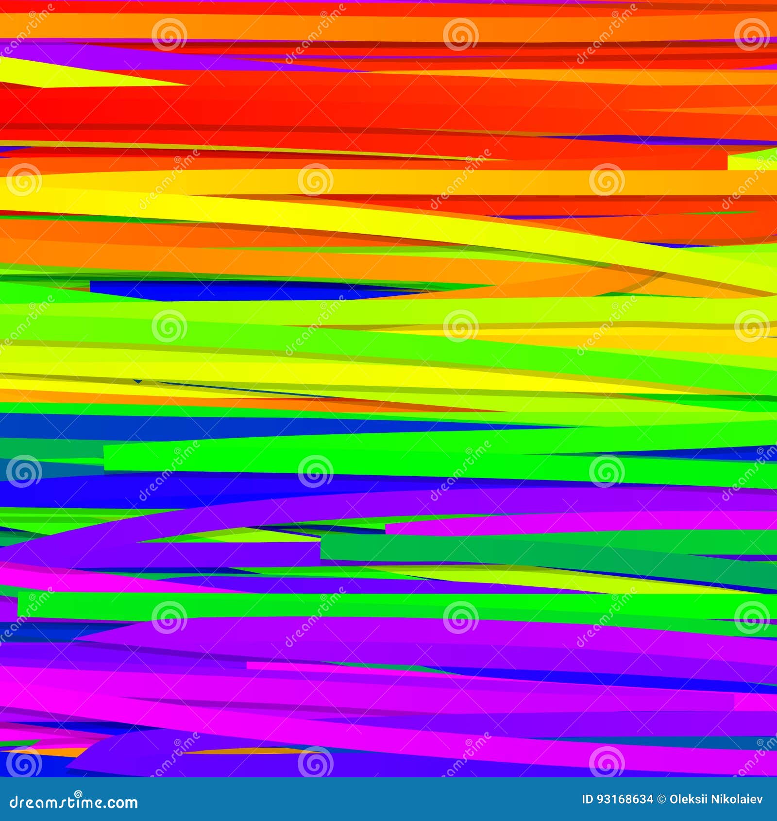 Color Abstraction. Background of Multi-colored Stripes. Vector . Stock ...