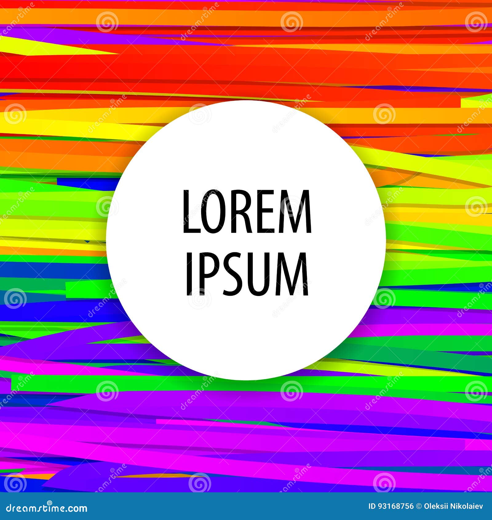 Color Abstraction. Background of Multi-colored Stripes. Vector . Stock ...