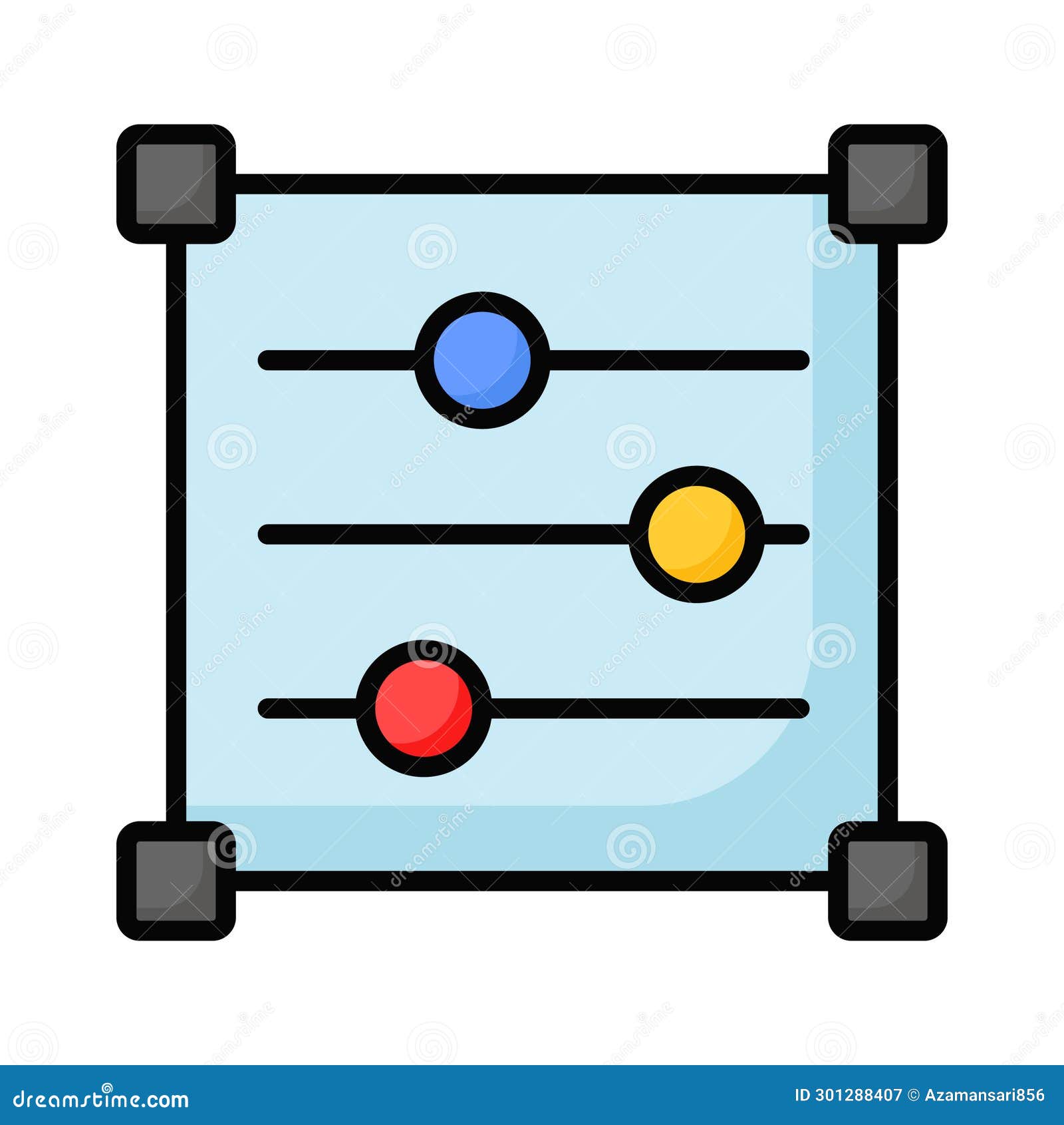 Color Adjustment Vector Design, Color Combination Icon Stock Vector ...