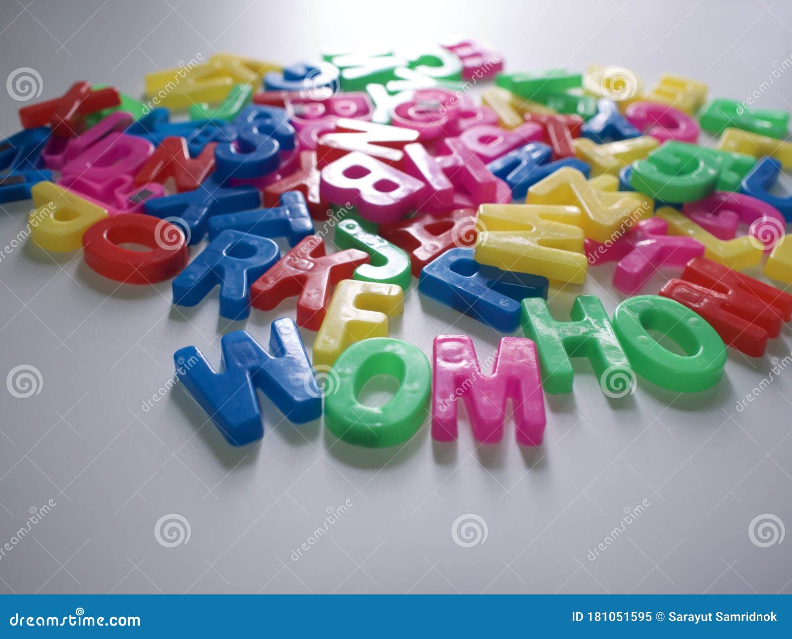 Color stock image. Image of plastic, color, alphabet - 181051595