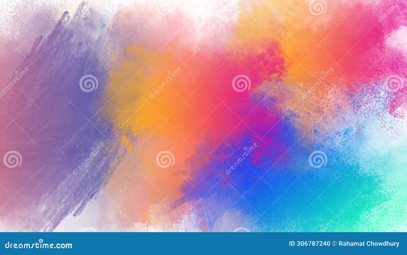 Abstract Holi Color Splash Paint Background. Stock Illustration ...