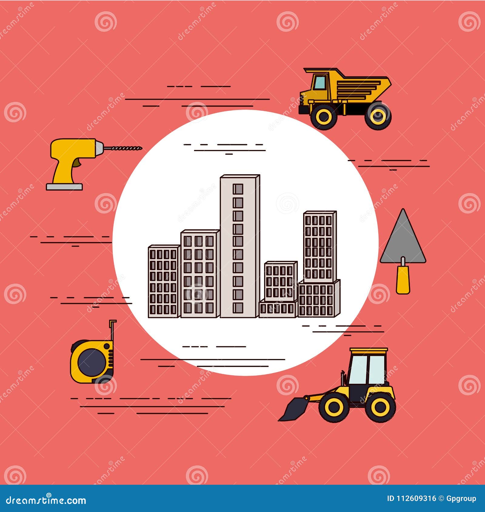 Building Under Repair Stock Illustrations – 4,774 Building Under Repair ...