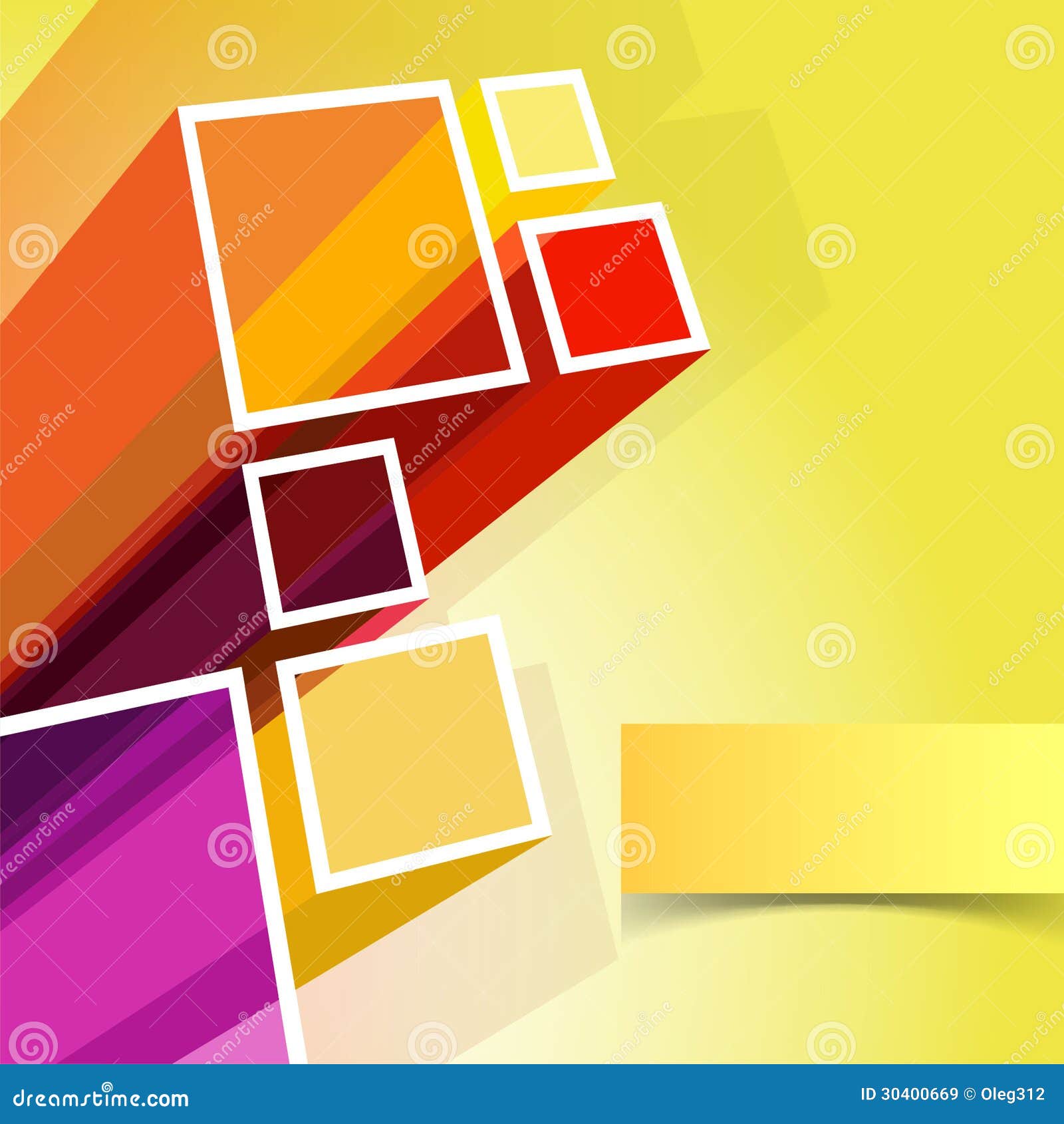 Color Background with Squares. Stock Illustration - Illustration of ...