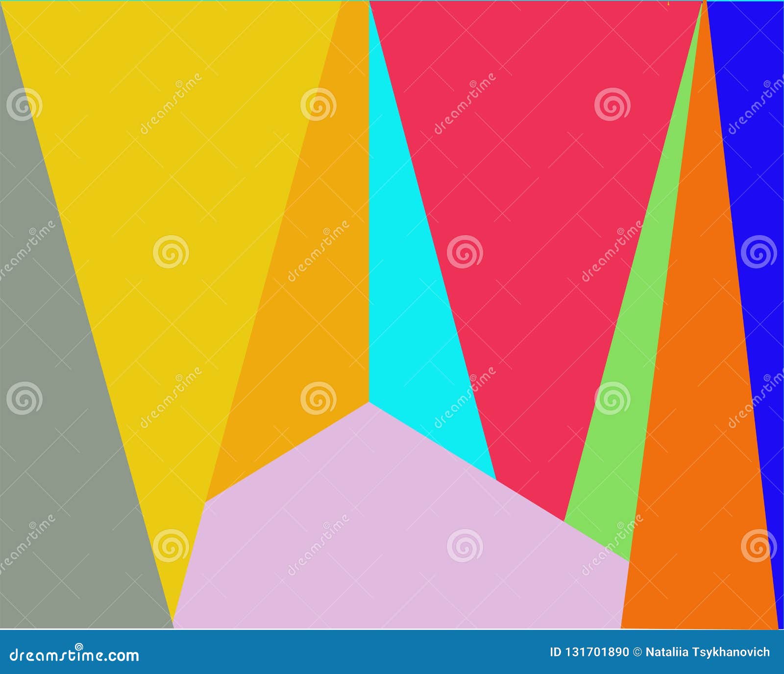 Color Background from Triangles and Rectangles Stock Illustration ...