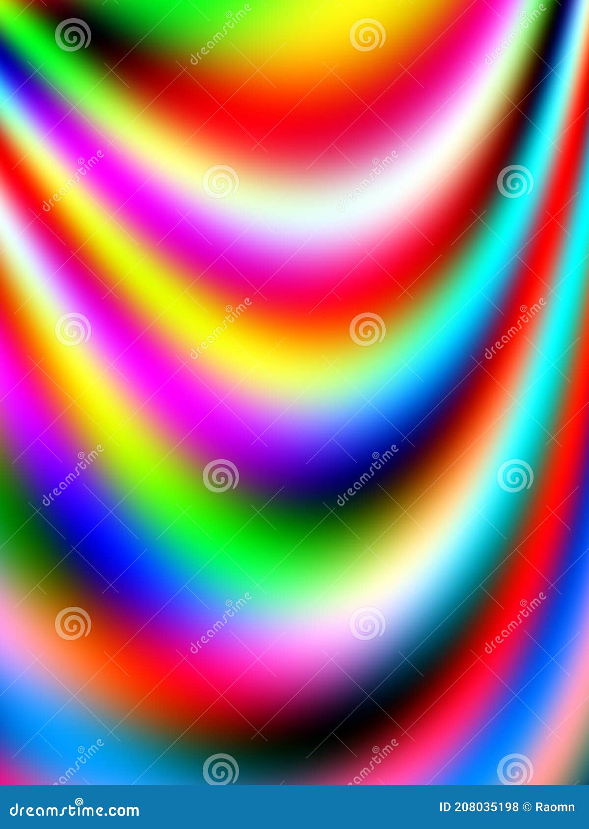 Color Background Wave Illustration Retro Design Stock Illustration ...