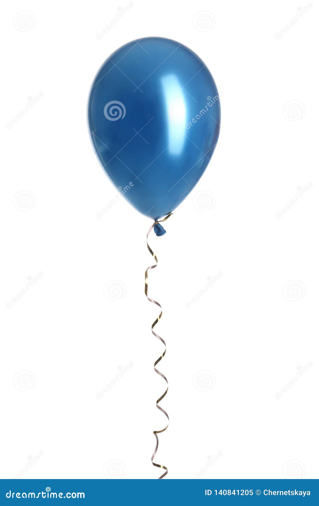 Color balloon with ribbon stock image. Image of bright - 140841205