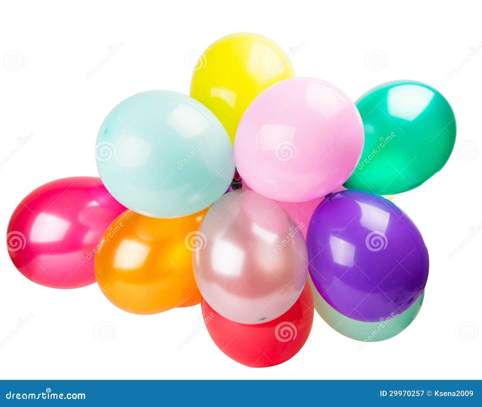 Color balloons stock image. Image of happiness, orange - 29970257