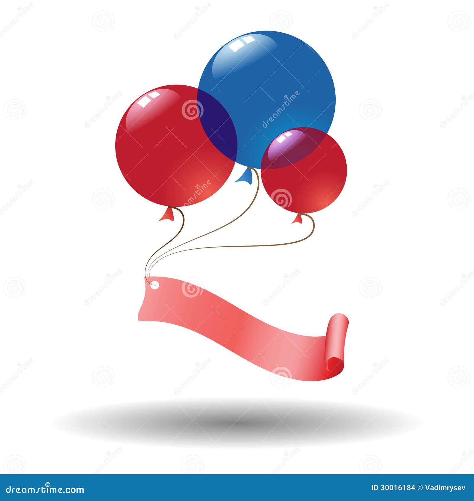 Color balloons with label stock vector. Illustration of promotion ...