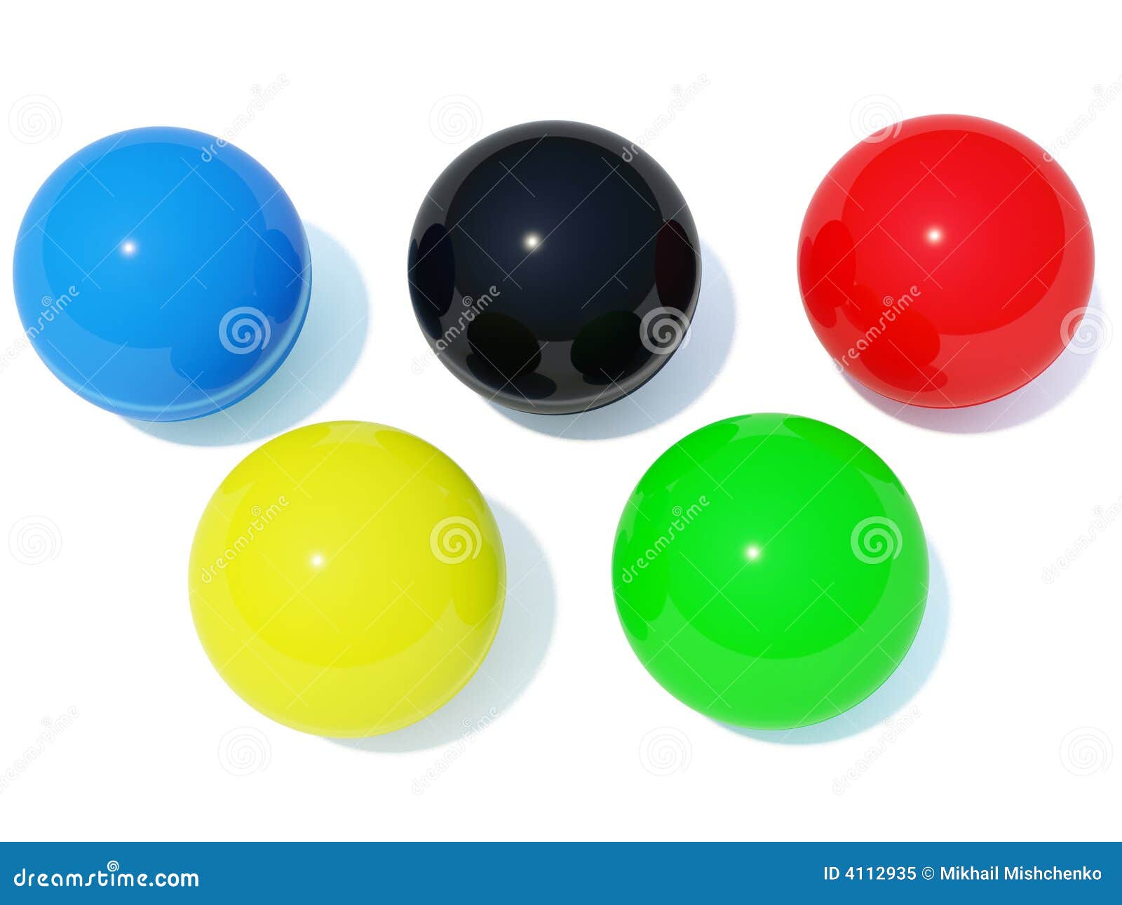 Color balls stock illustration. Illustration of color - 4112935