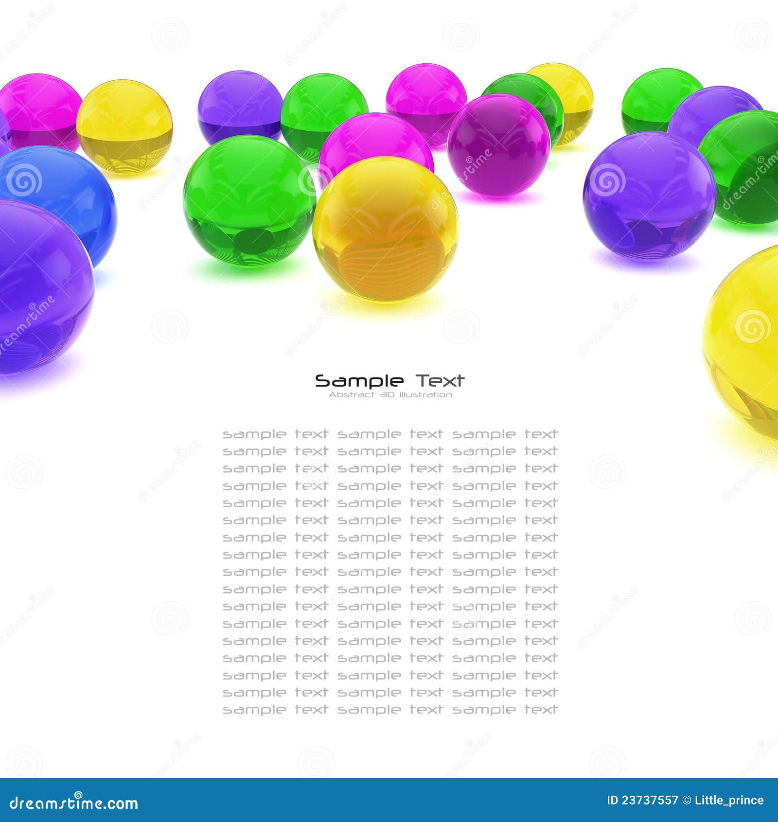 Color Balls Abstract Background Stock Illustration - Illustration of ...